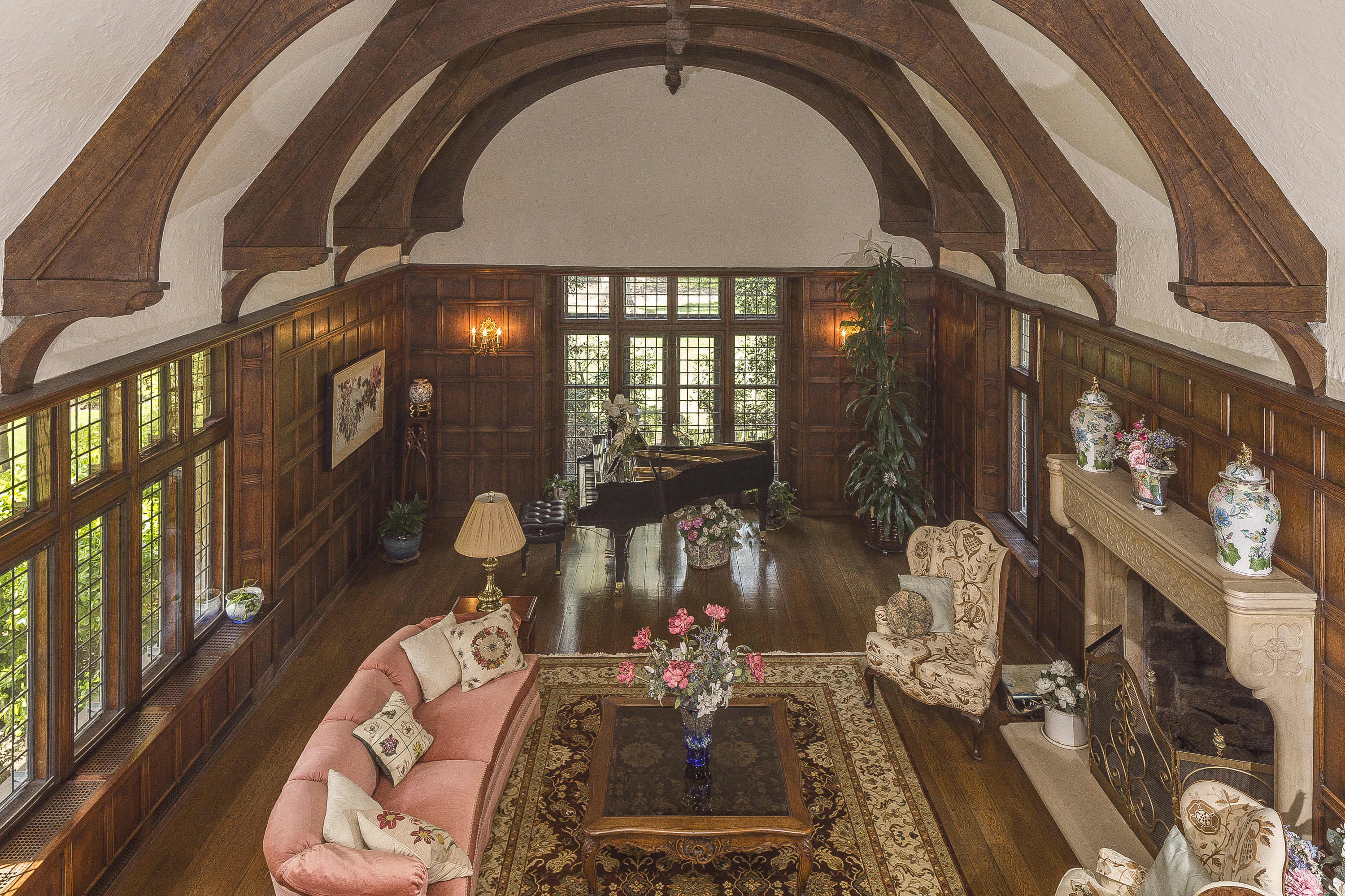 Tudor Revival Style Windows